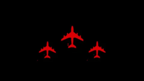 Animated Airplane Stock Footage ~ Royalty Free Stock Videos | Pond5