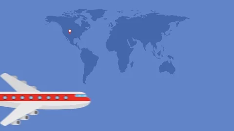 Transport World Map Stock Videos – Royalty-Free HD & 4K Videos