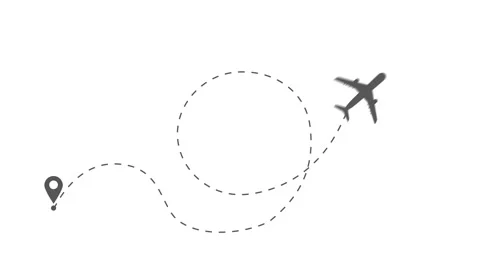 Airplane Animation Stock Video Footage | Royalty Free Airplane ...