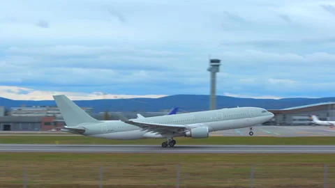 Airplane Taking Off Sound Stock Video Footage | Royalty Free Airplane ...