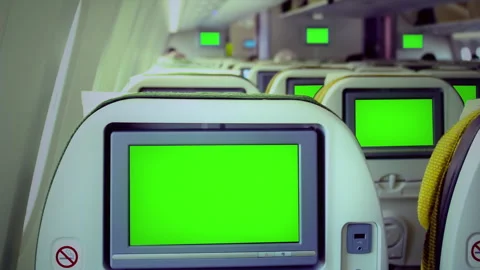 Airplane Monitor Stock Video Footage | Royalty Free Airplane Monitor ...