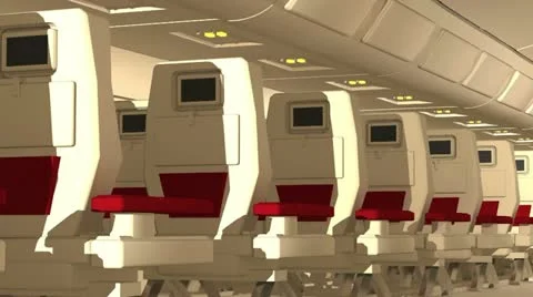 Airplane Seat 3D Stock Videos – Royalty-Free HD & 4K Videos