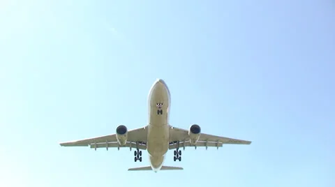 Airplane Overhead Stock Video Footage | Royalty Free Airplane Overhead ...