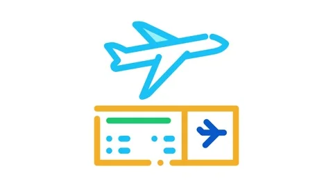 Ticket Icon Stock Footage ~ Royalty Free Stock Videos | Pond5