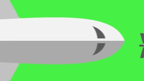 Airplane Transition 2d Vector Airplane F... | Stock Video | Pond5