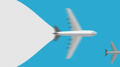 Airplane Transition 4K Alpha | Stock Video | Pond5