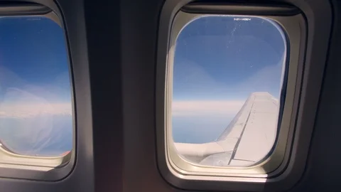 Airplane Window View | Stock Video | Pond5