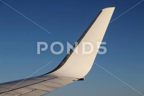 Stock Photograph: Airplane winglet - close up #160648682