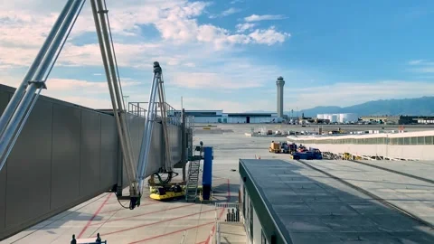 Airport ramp background, 4K | Stock Video | Pond5
