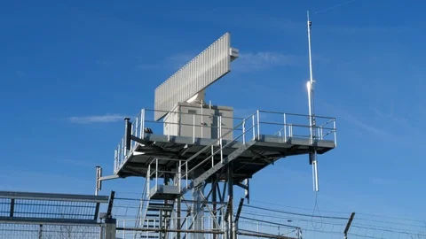 Airport Surveillance Radar Stock Footage ~ Royalty Free Stock Videos ...