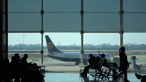 Terminal From Airport Stock Video Footage | Royalty Free Terminal From ...