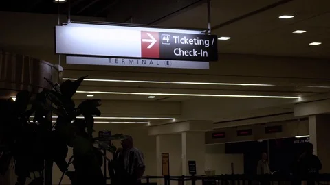Airport Ticketing Stock Video Footage | Royalty Free Airport Ticketing ...
