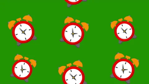 alarm clock background animation. | Stock Video | Pond5