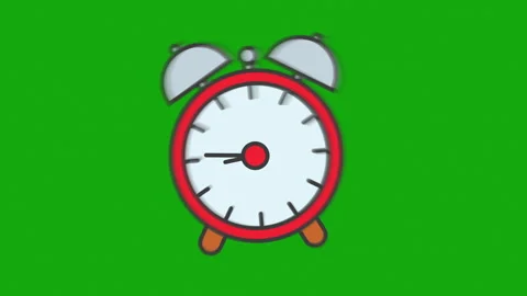 alarm clock Flat Animated Icon. 4k Anima... | Stock Video | Pond5