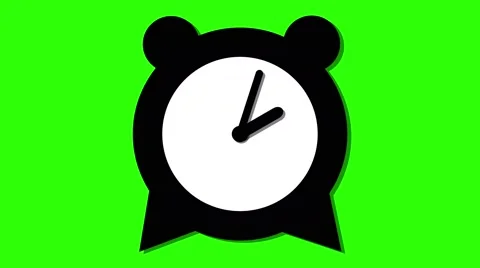 alarm clock ticking down animation loop ... | Stock Video | Pond5