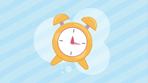 alarm clock time device animation | Stock Video | Pond5