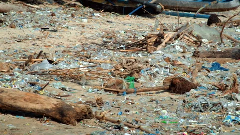Alarming Plastic Pollution: Excessive Pl... | Stock Video | Pond5