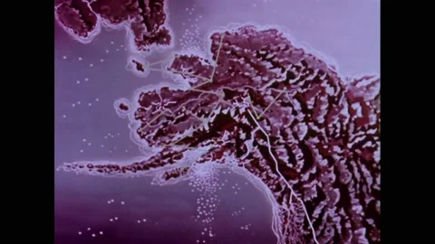 ALASKA - 1960 - Animation is used to dep... | Stock Video | Pond5