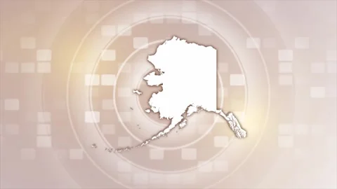 Alaska Animated Map | Stock Video | Pond5