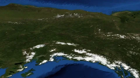 Alaska From Space Stock Video Footage | Royalty Free Alaska From Space ...