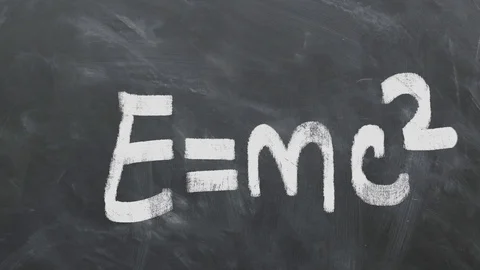 Albert Einstein's Most Famous Equation E... | Stock Video | Pond5