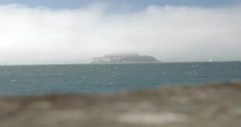 Alcatraz_Prison on an island in the Paci... | Stock Video | Pond5