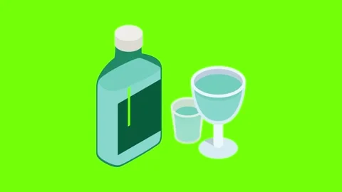 Alcohol Animation Stock Footage ~ Royalty Free Stock Videos | Pond5