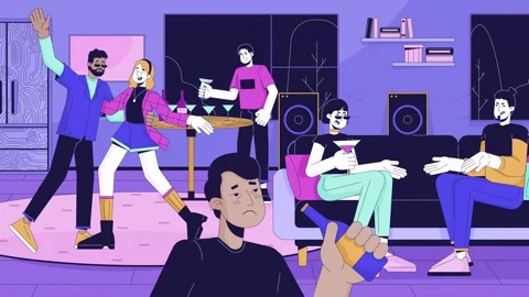 Drunk Cartoon Stock Footage ~ Royalty Free Stock Videos | Pond5