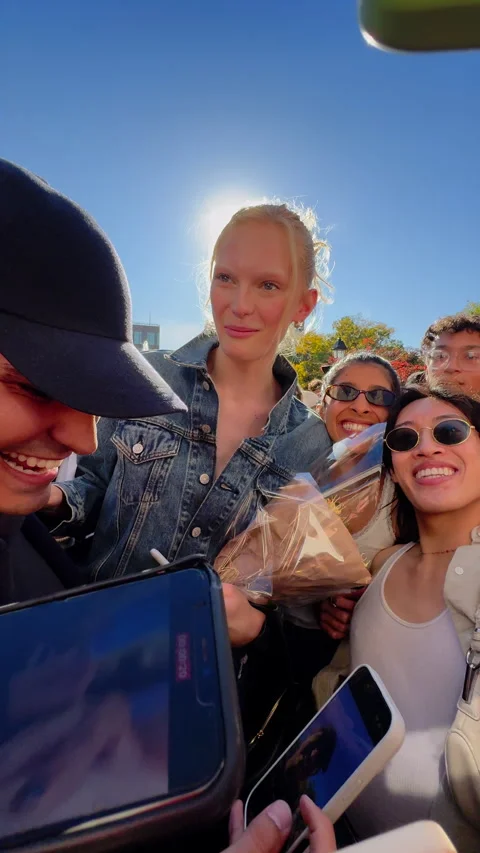 Alex Consani presets as a Cover model of... | Stock Video | Pond5