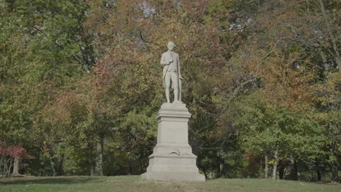 Alexander Hamilton Monument in Central P... | Stock Video | Pond5