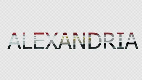 Alexandria Name on Transparent Backgroun... | Stock Video | Pond5
