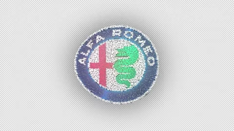 Alfa romeo logo animation. | Stock Video | Pond5