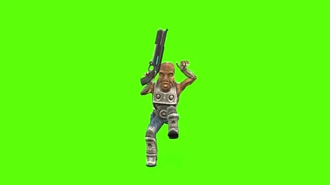 Alien Climbing Down Green Screen Animati... | Stock Video | Pond5