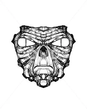 Alien creature, sketch, character idea for horror or game: Graphic ...