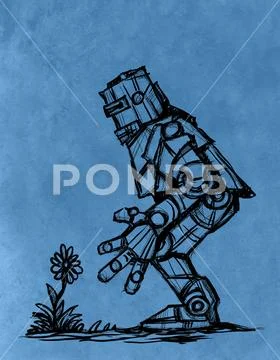 Alien creature, sketch, character idea for horror or game: Graphic ...