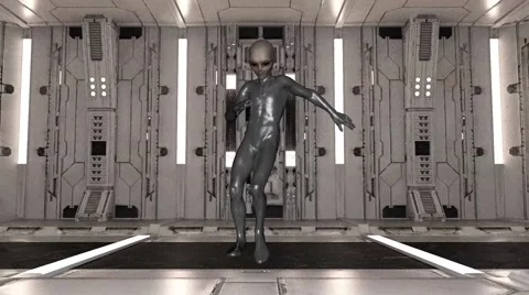 alien dancing breakdance | Stock Video | Pond5