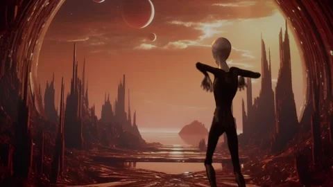 Alien Dancing Stock Footage ~ Royalty Free Stock Videos | Pond5