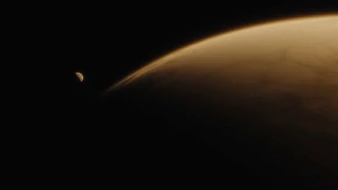 Alien exoplanet in another solar system.... | Stock Video | Pond5