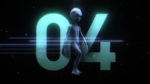 Alien Title Screen Stock Footage ~ Royalty Free Stock Videos | Pond5