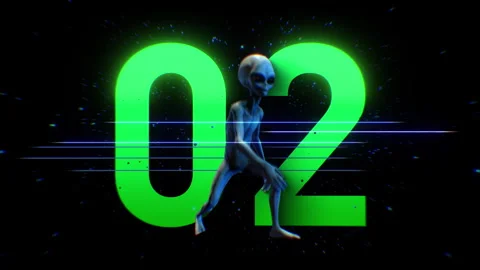 Alien Title Screen Stock Footage ~ Royalty Free Stock Videos | Pond5