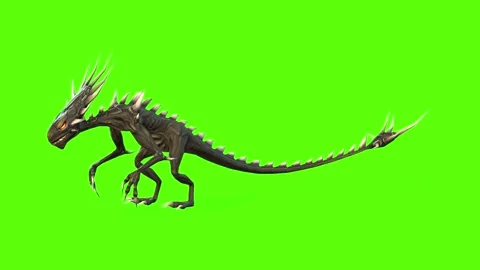 Alien Monster Bite Attack Green Screen A... | Stock Video | Pond5