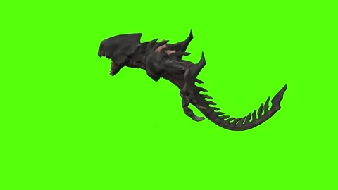 Alien monster Bite Green Screen Animatio... | Stock Video | Pond5