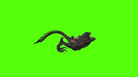 Alien monster Death Green Screen Animati... | Stock Video | Pond5