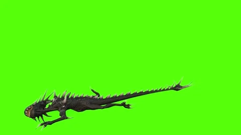 Alien Monster Smashed Green Screen Anima... | Stock Video | Pond5