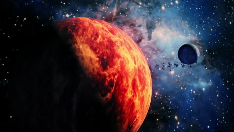 Alien planet exploration center milky w... | Stock Video | Pond5