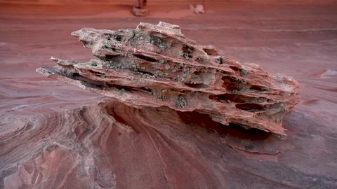 Alien rock formation. Geological masterp... | Stock Video | Pond5