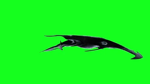 Alien scary spaceship, invader. Green sc... | Stock Video | Pond5