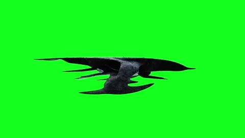 Alien scary spaceship, invader. Green sc... | Stock Video | Pond5