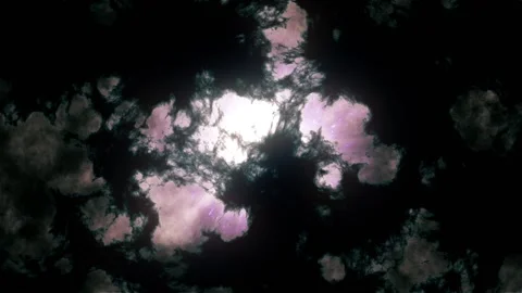 Alien source of energy with dark clouds | Stock Video | Pond5