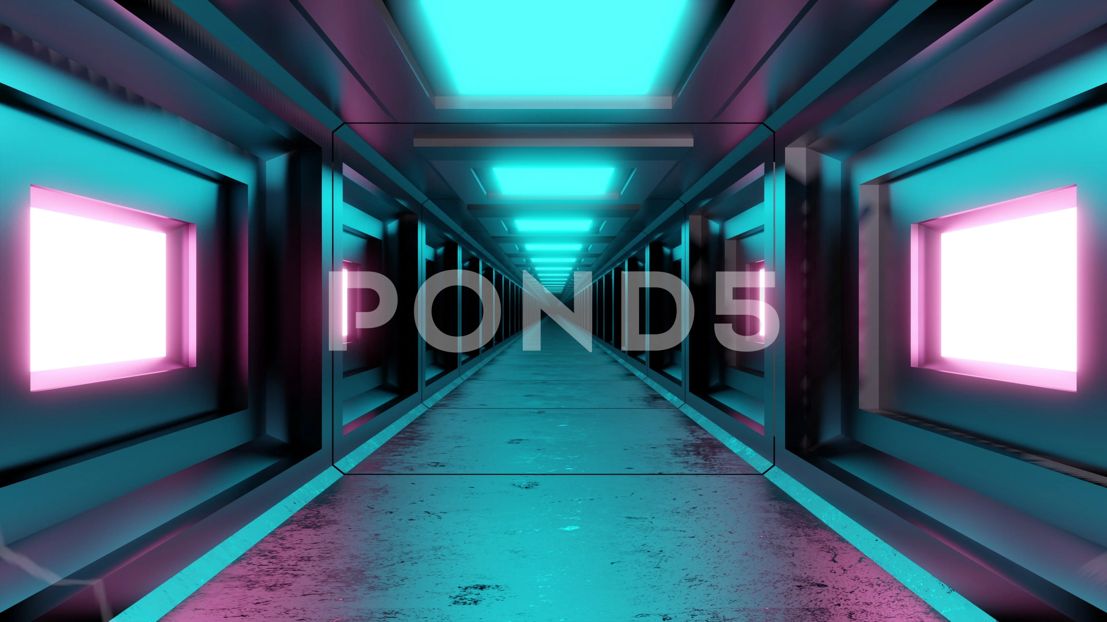 Alien Spaceship Corridor